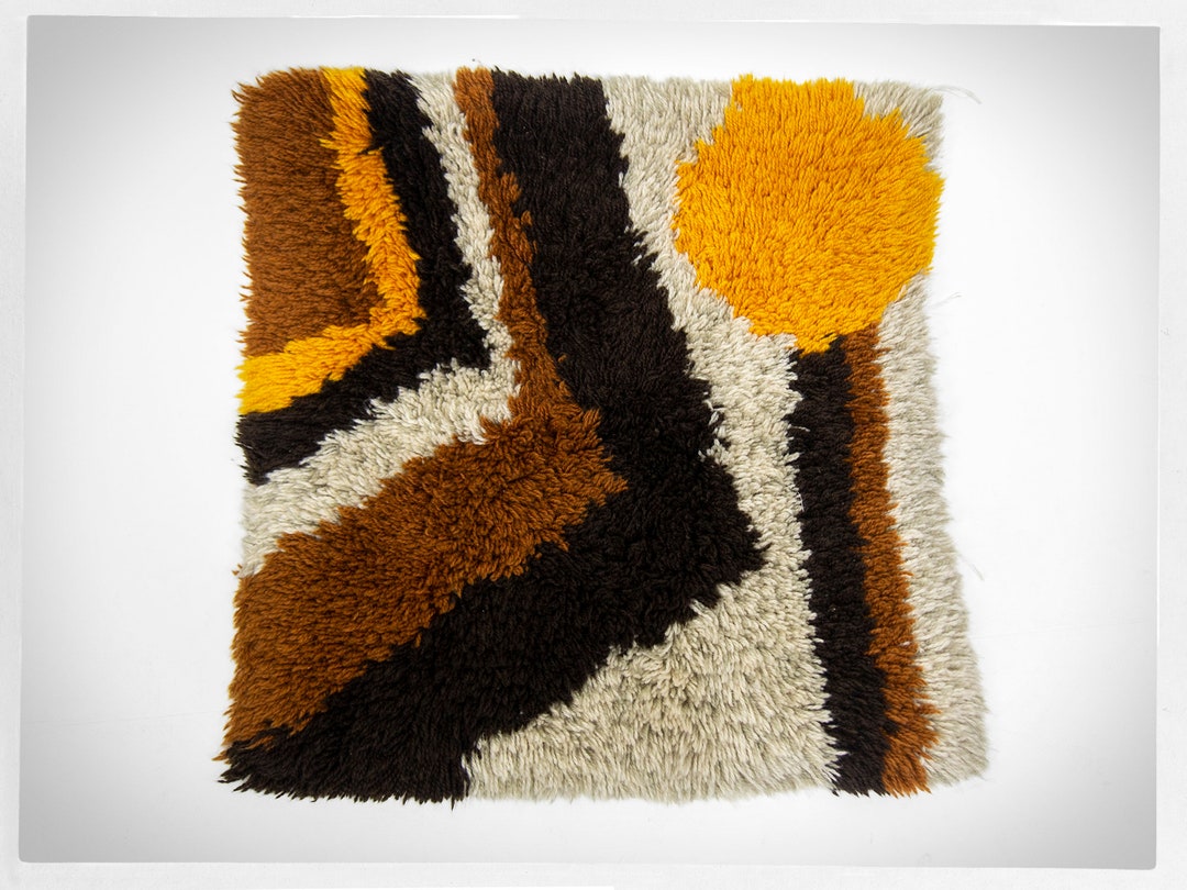 Retro 90s Rug, Retro 80s Wallhanging, Mid Century Decor, 70s Abstract ...