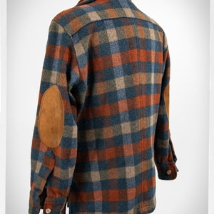 Vintage 80s Check Jacket, Mens Plaid Wool Jacket, Wool Plaid Hunting ...