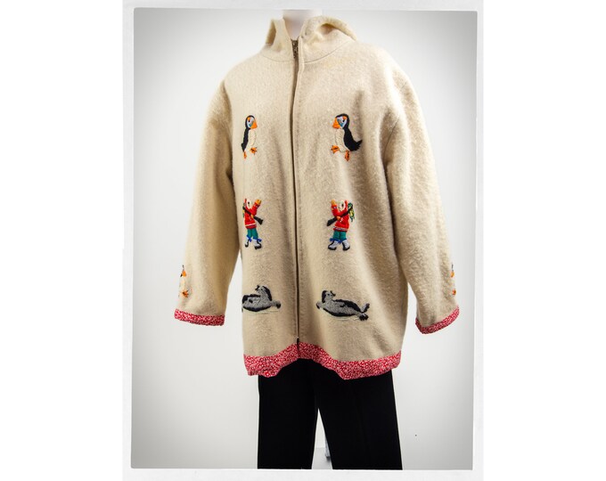 Qaspeq Fur Winter Jacket Eskimo Parka Inuit Made Yup'ik Alaska Native ...