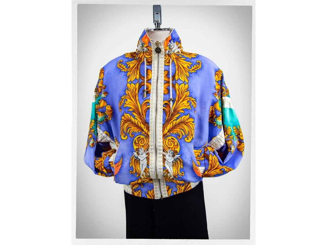 Retro 80s BAROQUE Jacket, 80s Rococo Jacket, 80s Streetwear, Vintage ...