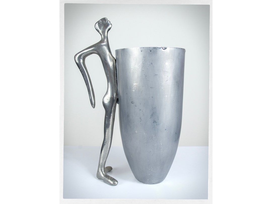 Retro 90s Modern Barware, Stainless Steel Jug, Postmodern Decor, CARROL ...