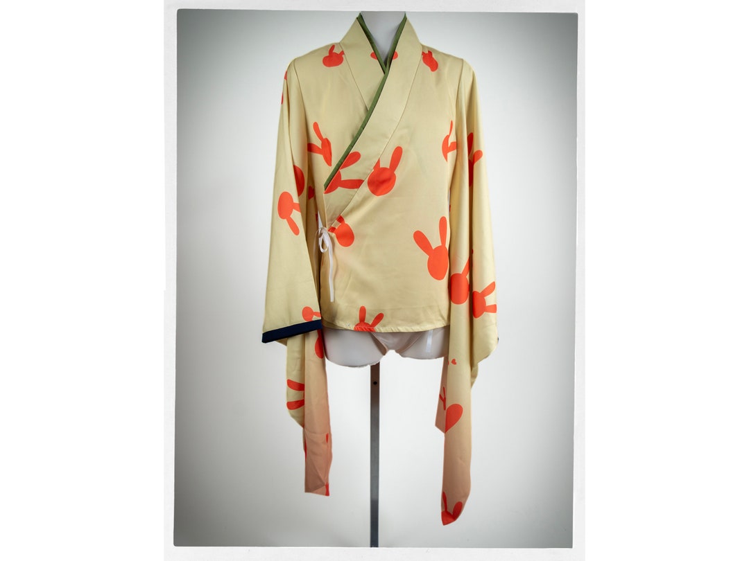 Japanese Half Kimono, Japanese Bunny Image, Cartoon Kimono, Japanese ...