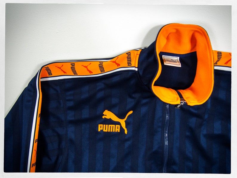 Retro PUMA Track Jacket, 80s Style Track Jacket, PUMA Track Jacket ...