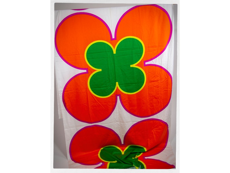 Retro 90s Fabric, 90s MARIMEKKO Style Fabric, Op Art Fabric, Danish ...