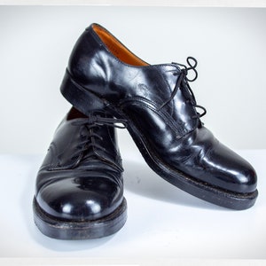 Retro 80s Shoes, 80s Gentlemen's Shoes, Vintage RCMP Shoes, Vintage ...