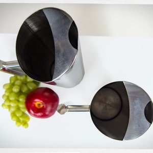 Retro Modern Style Barware, Stainless Steel Jug, Mid Century Decor ...