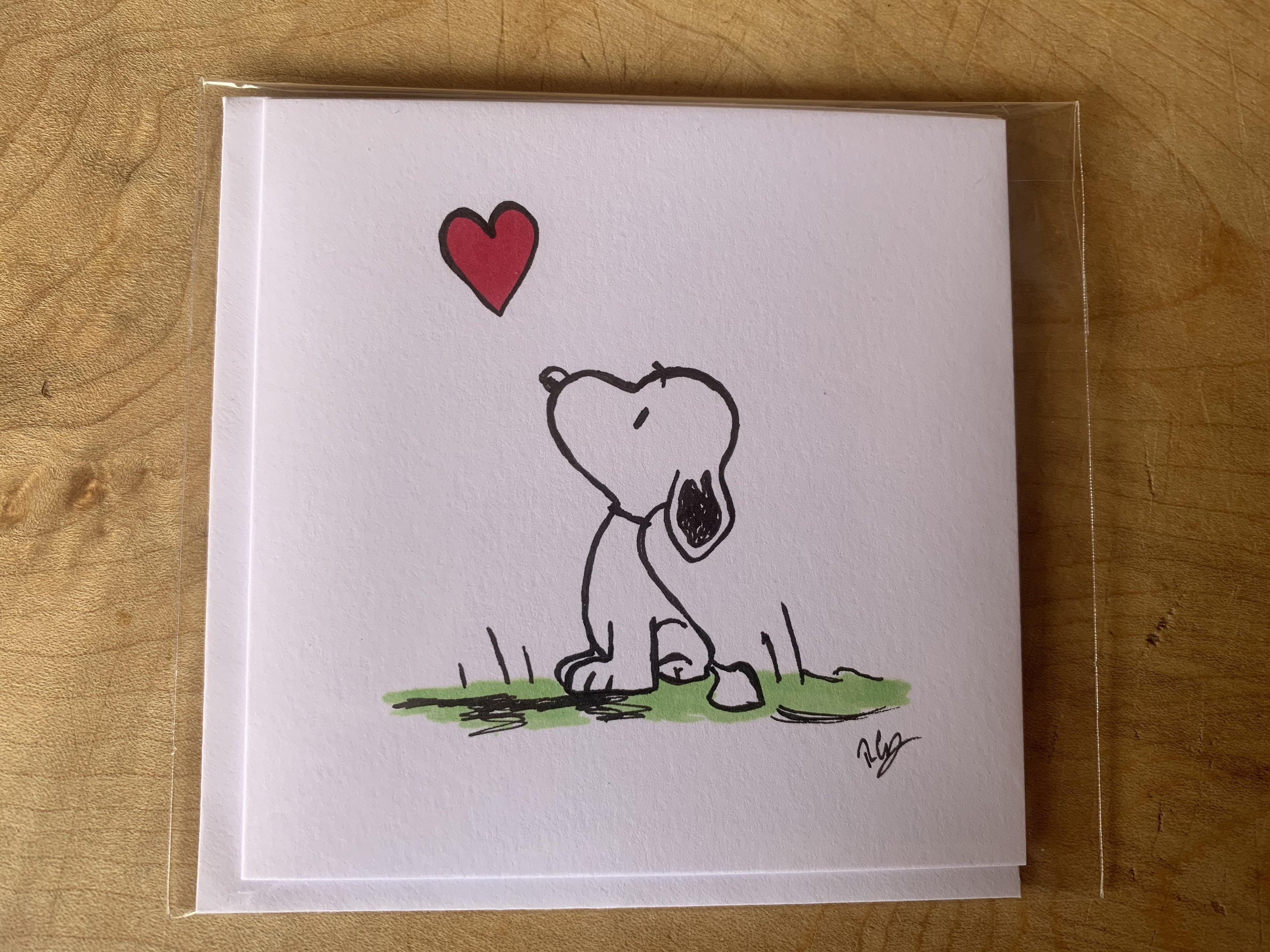 Blank Cards Paper & Party Supplies Paper handmade engagement Hand drawn ...