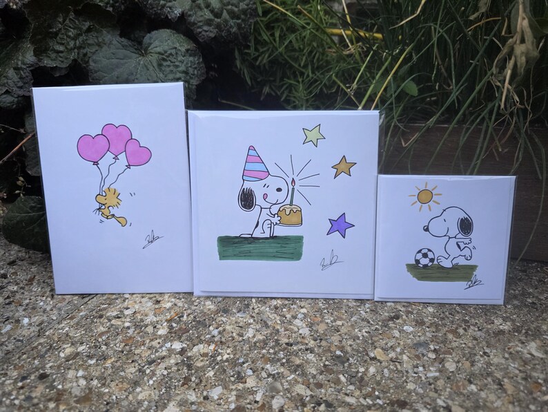 Christmas Dog & Tree Card | Original Hand-drawn Festive Holiday ...