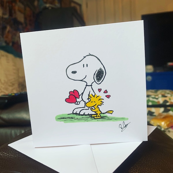 Snoopy Valentines Day Cards - Etsy
