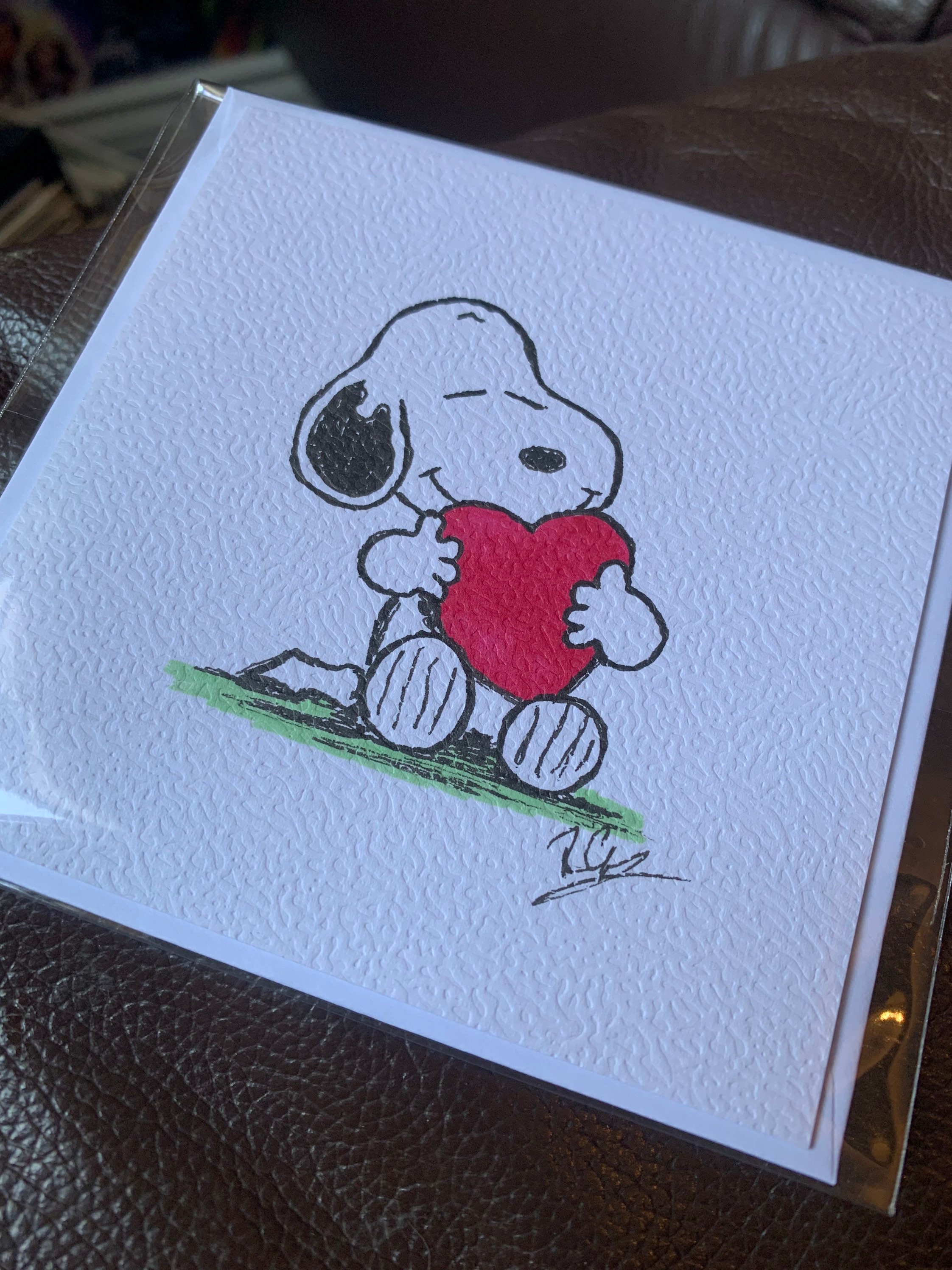 Blank Cards Paper & Party Supplies Paper handmade engagement Hand drawn ...