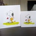 Hand Drawn Snoopy Birthday Card Celebration Handmade Balloon Fun ...