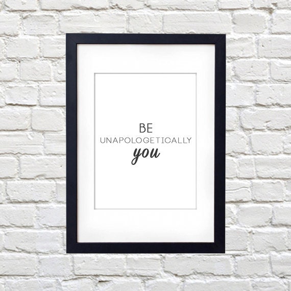 Be Unapologetically You Printable | Etsy