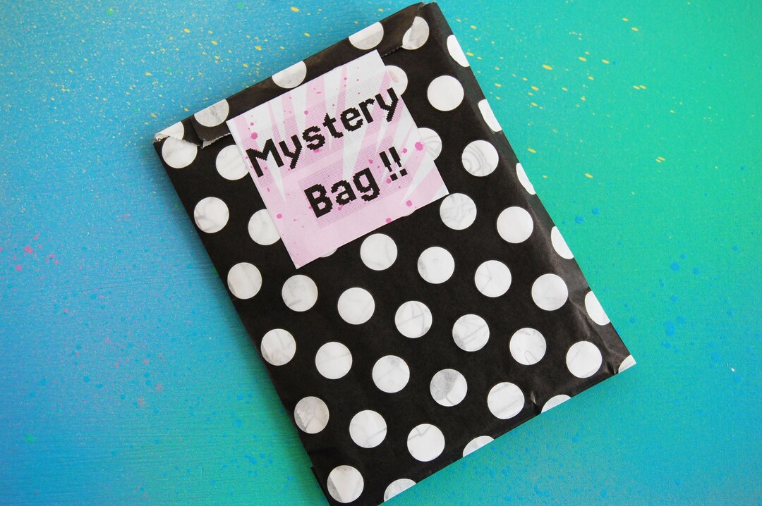 Mini Mystery Bag, Stickers and Badges Mystery Bag, Lucky Dip Bag With ...