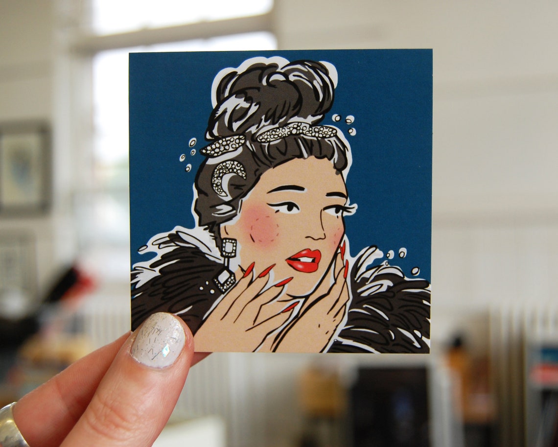 Pop Star Stickers, Pack of 5 Large Stickers Lady Gaga, Madonna, Amy ...