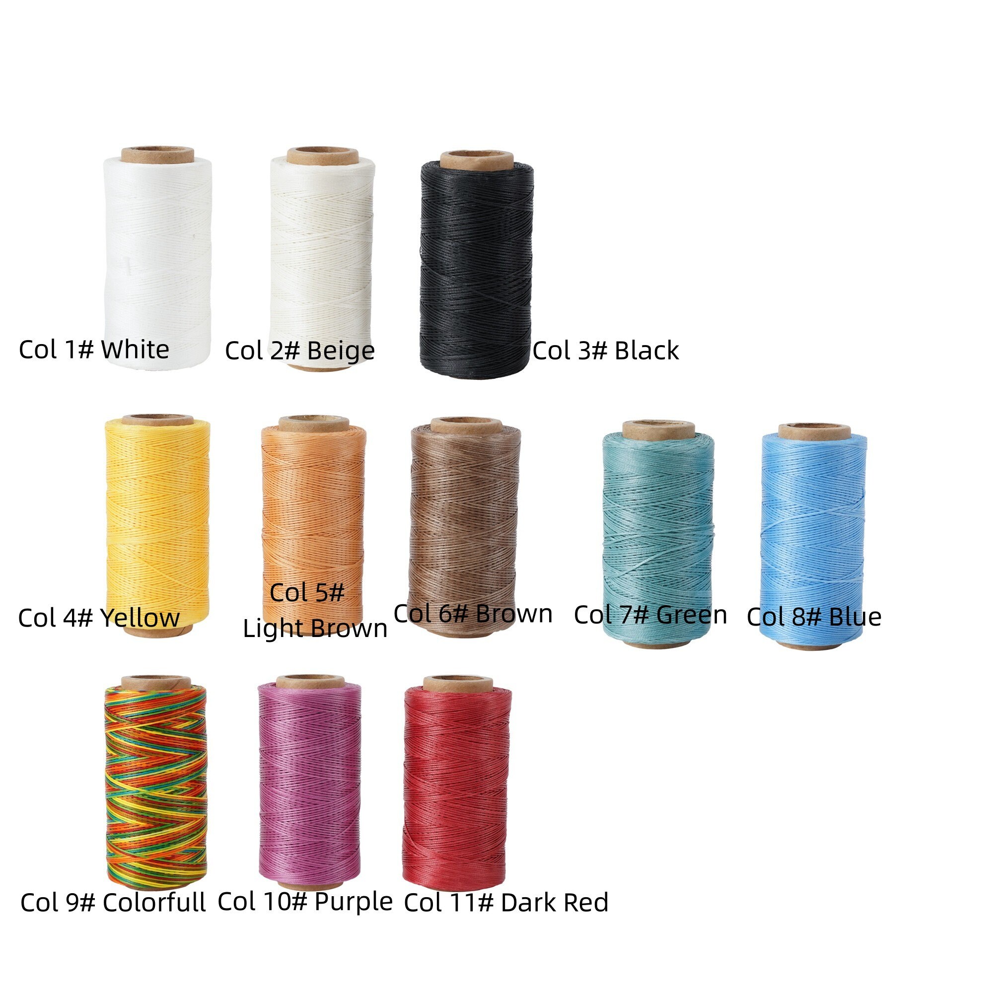 1mm Flat Waxed Thread Cord for Leather Hand Sewing Waxed - Etsy