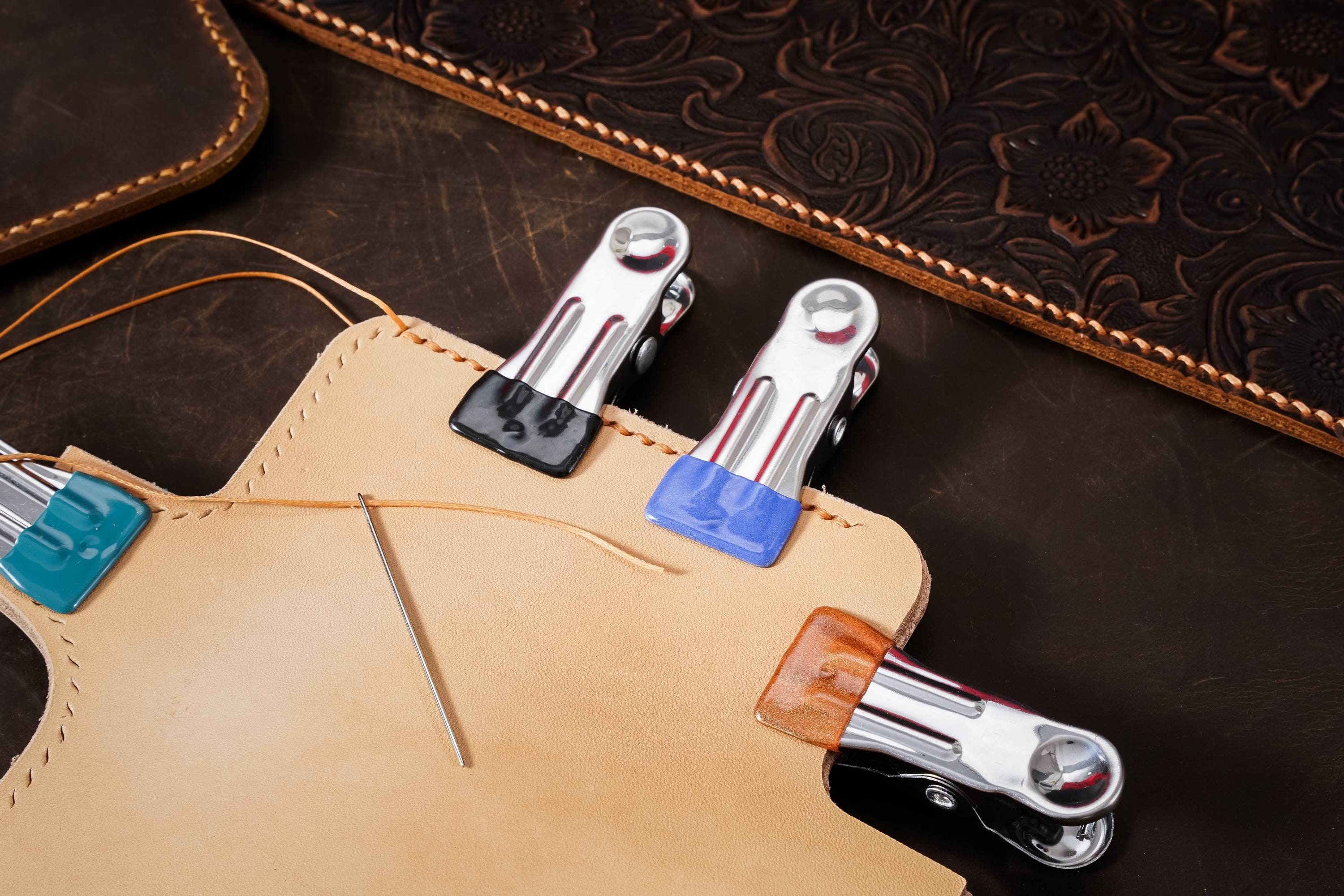 5 PCS Metal Spring Clamp With Rubber Tips , Small Craft Clamp for ...