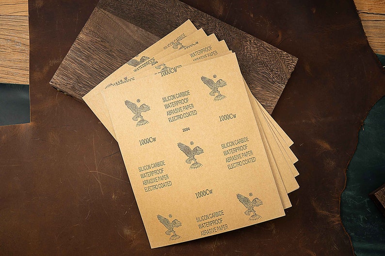 Wet and Dry Sandpaper A4 Size Coarse to Fine 400, 600, 800, 1000, 1500 ...