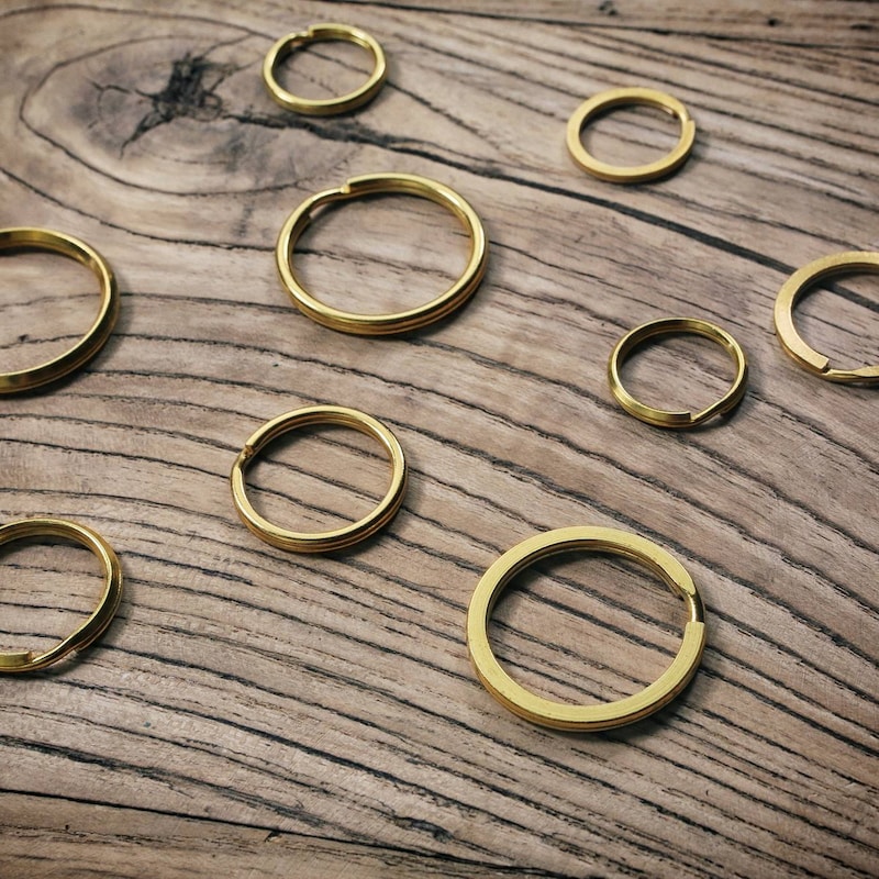 Split Ring Key Ring - Etsy