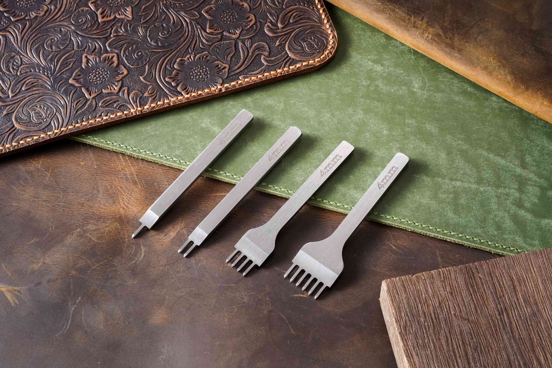 4 Mm High Quality Diamond Point Chisel Set for Leather Craft - Etsy UK