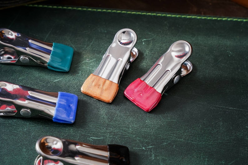 5 PCS Metal Spring Clamp With Rubber Tips , Small Craft Clamp for ...
