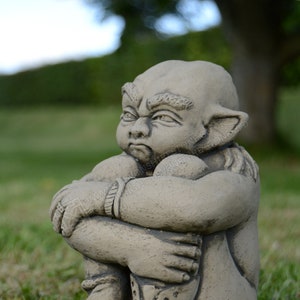 Hugo the Watchman Gargoyle Stone Garden Ornament - Etsy