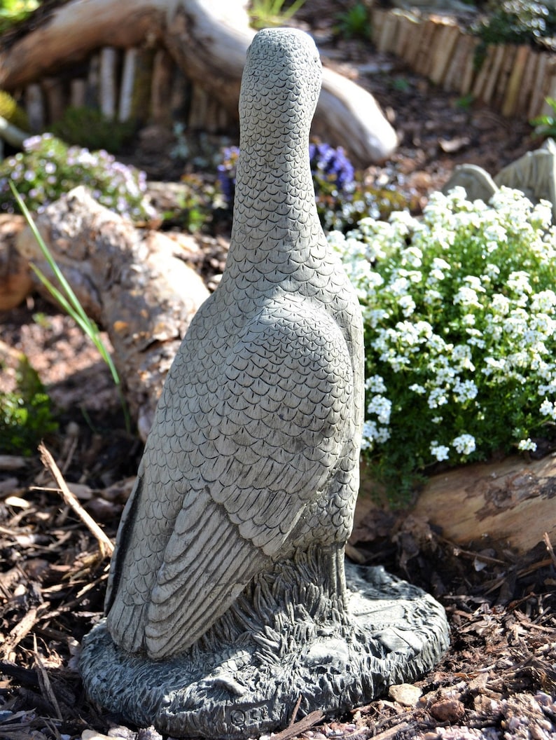 Thelma the Runner Duck Stone Garden Ornament - Etsy