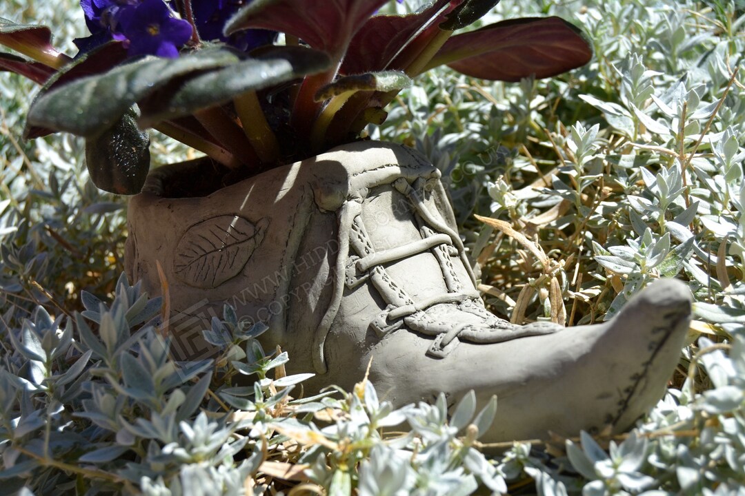 Pixie Boot Planter - Fairy Stone Garden Ornament - Etsy