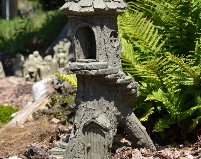 Tip Toe Tower Fairy House Garden Stone Garden Ornament - Etsy