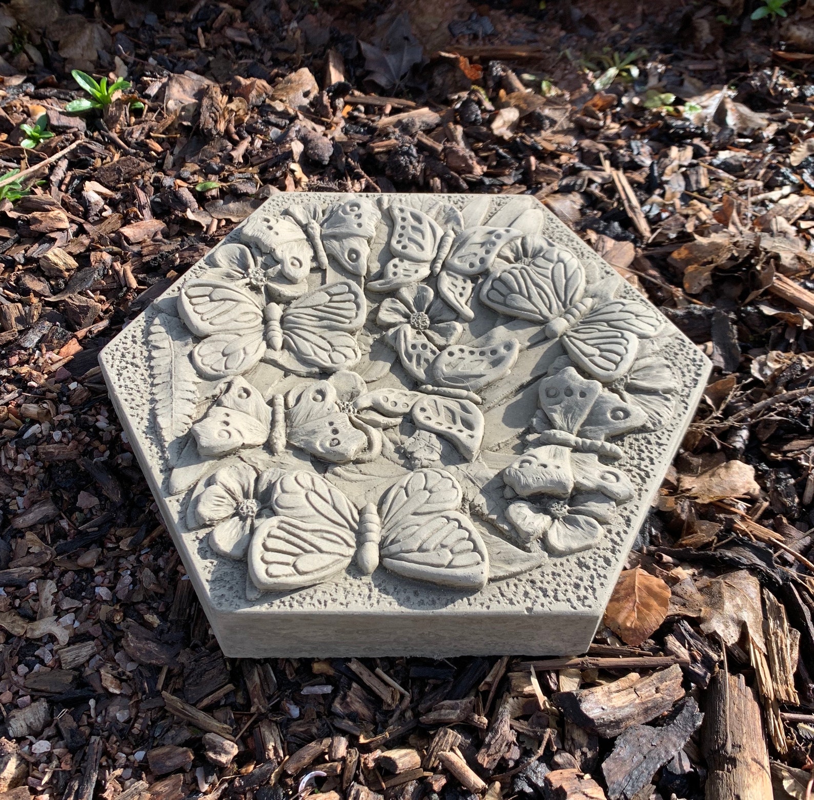 Butterfly Insect Drinker Stepping Stone | Etsy