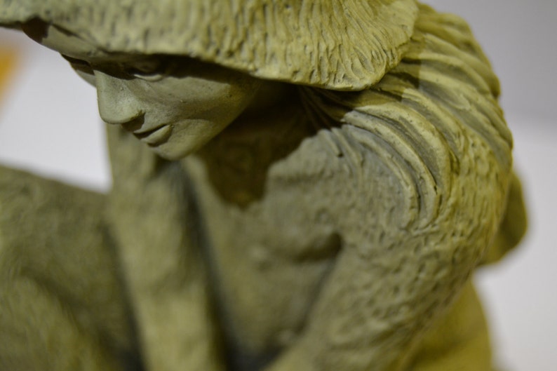 Foxglove the Elf Stone Garden Ornament - Etsy UK