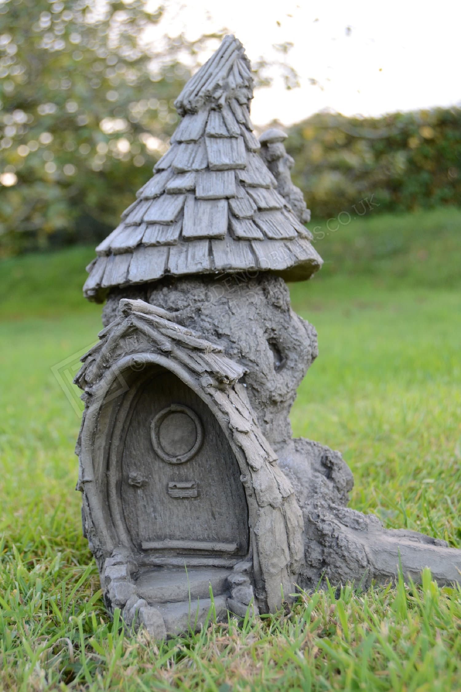 Knock Knot Lodge - Fairy Garden Stone Garden Ornament - Etsy