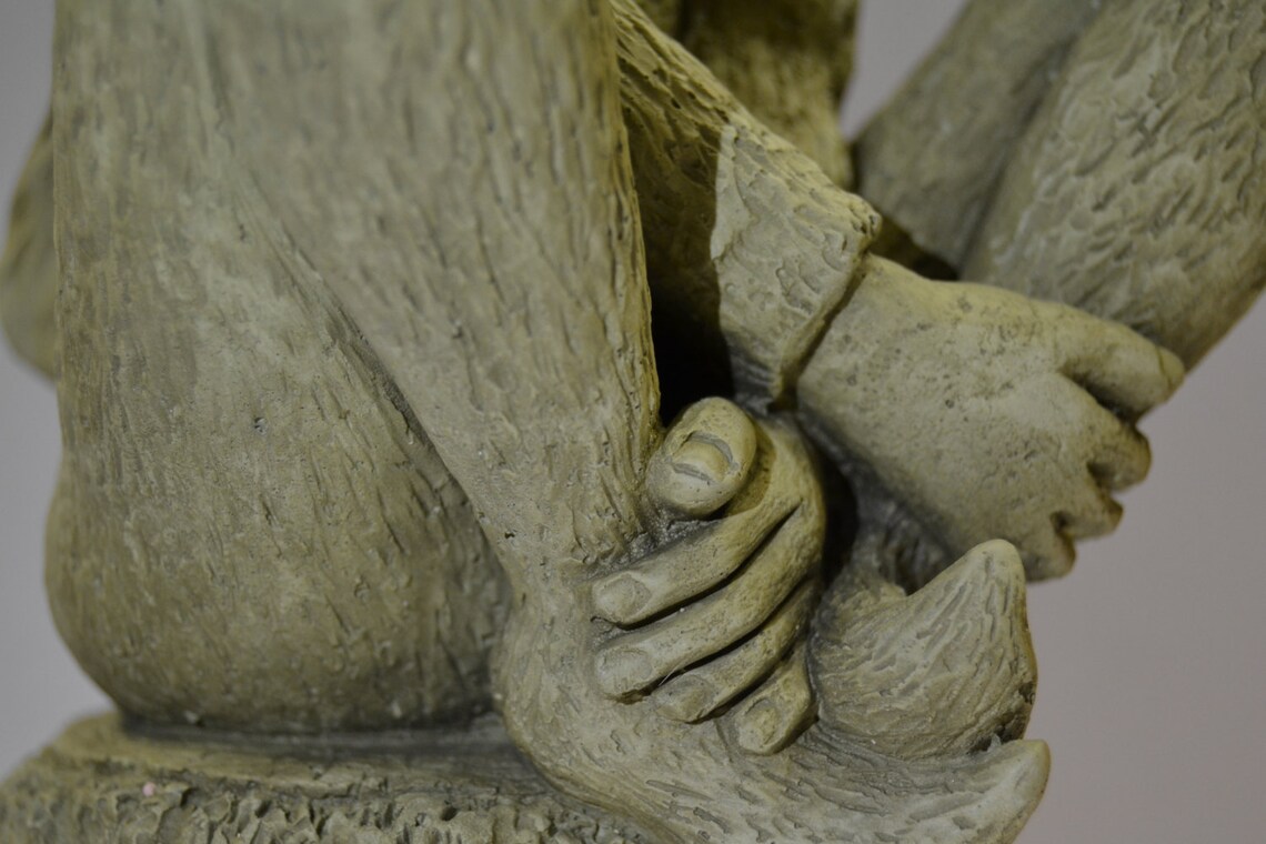 Foxglove the Elf Stone Garden Ornament - Etsy UK