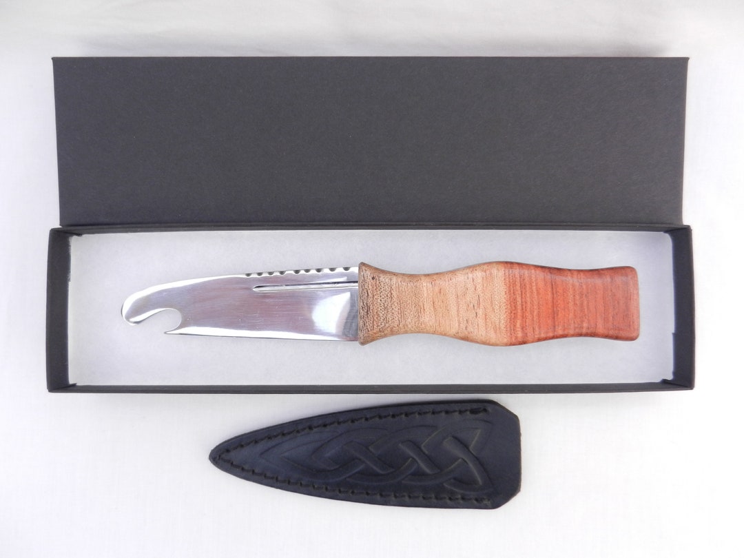Sgian Brew in African Bubinga Kilt Knife Scottish Knife - Etsy
