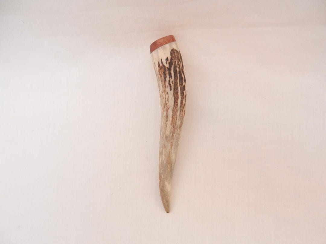 Kilt Pin in Scottish Red Deer Stag Antler and Burr Wych Elm, Scottish ...