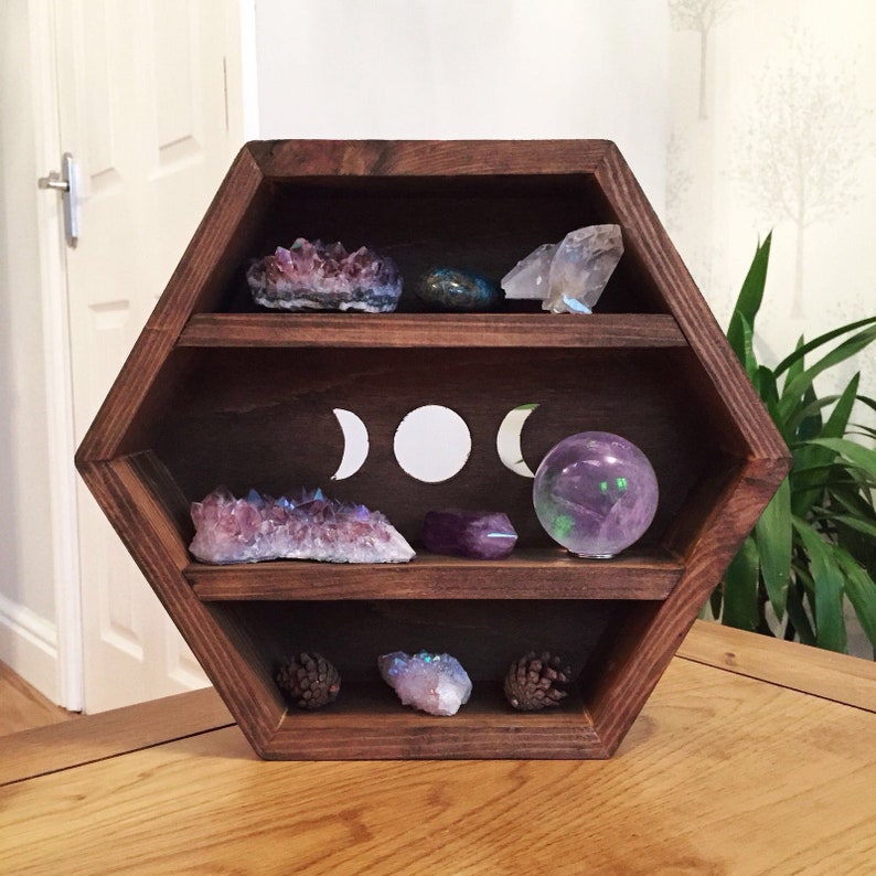 Hexagon Crystal Shelf - Etsy