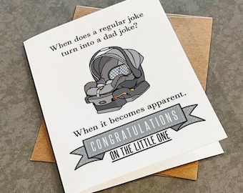 Funny New Dad Card: Congratulations First Time Father - Etsy