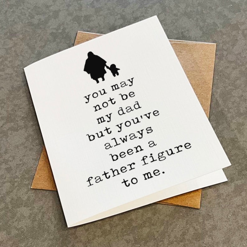 Fathers Day Card: Sincere Card for Stepdad or Father Figure - Etsy