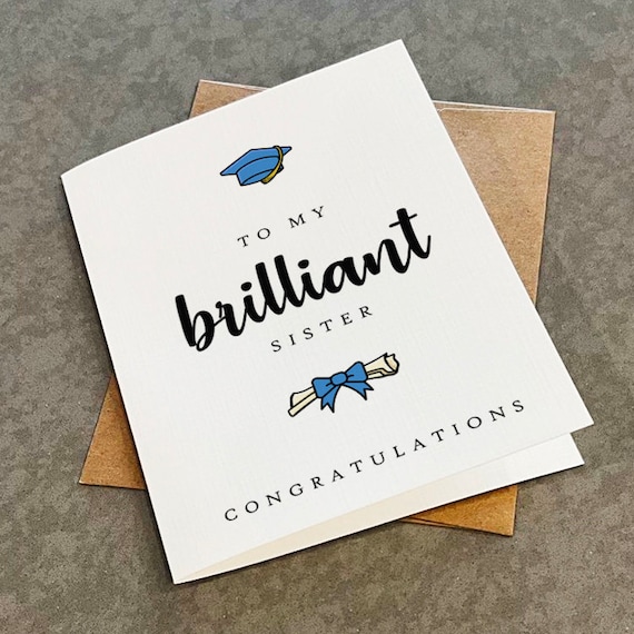 Sister Graduation Card