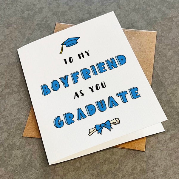 Boyfriend Graduation - Etsy