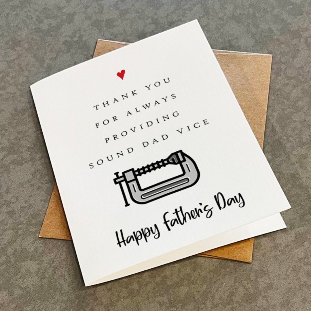Handy Tool Dad Fathers Day Card - Thank You for Always Providing Sound ...