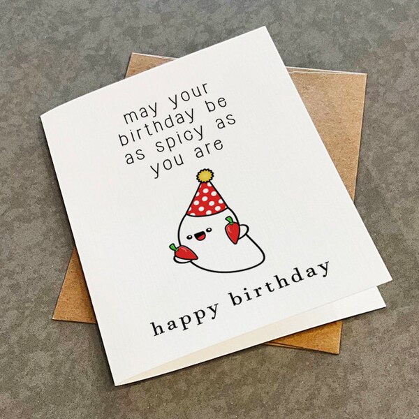 Food Lover Birthday Card - Etsy