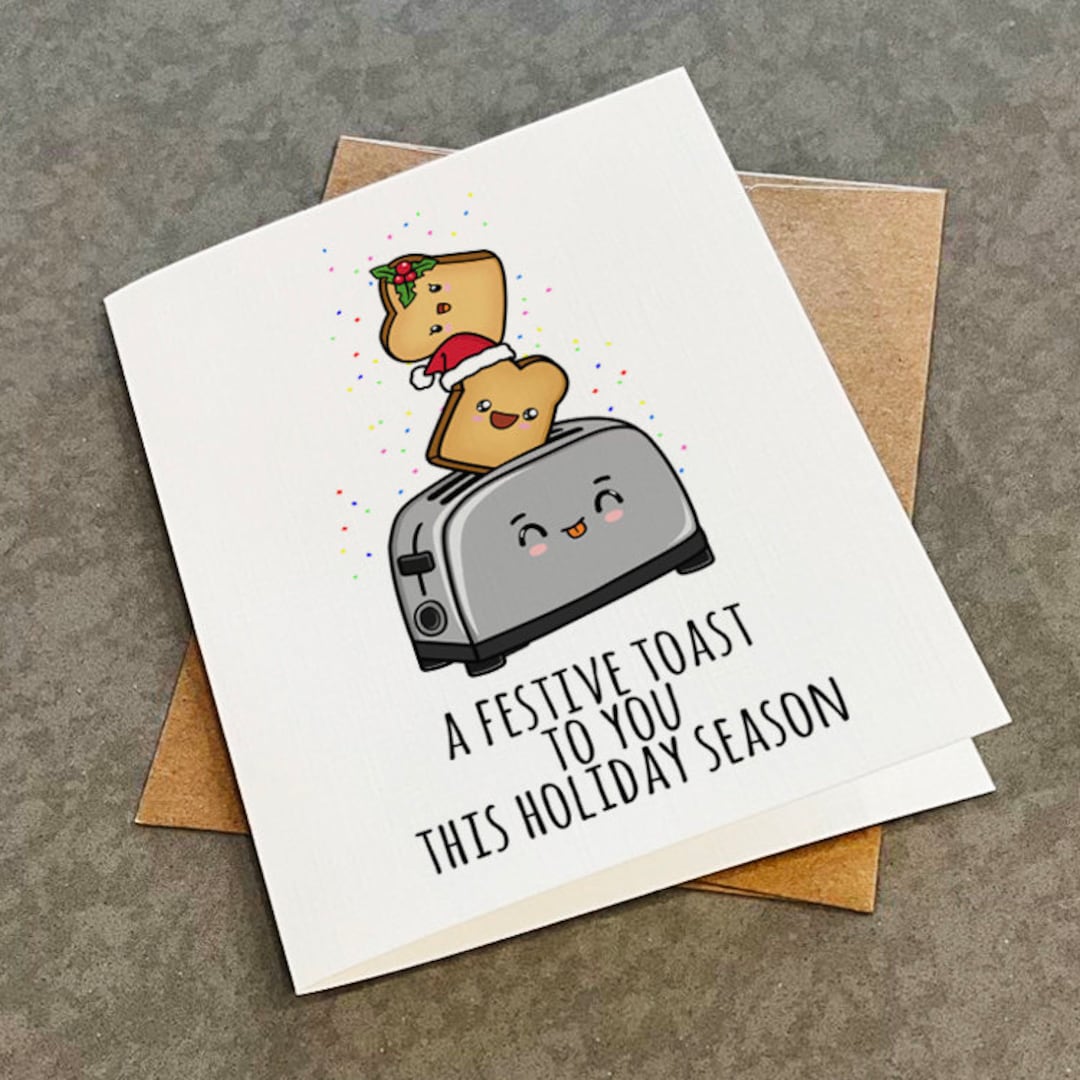 A Festive Toast Holiday Card A Festive Toast to You This Holiday Season ...