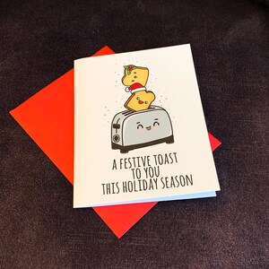 A Festive Toast Holiday Card A Festive Toast to You This Holiday Season ...