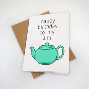 Happy Birthday to My Jim Cute Birthday Greeting Card for - Etsy