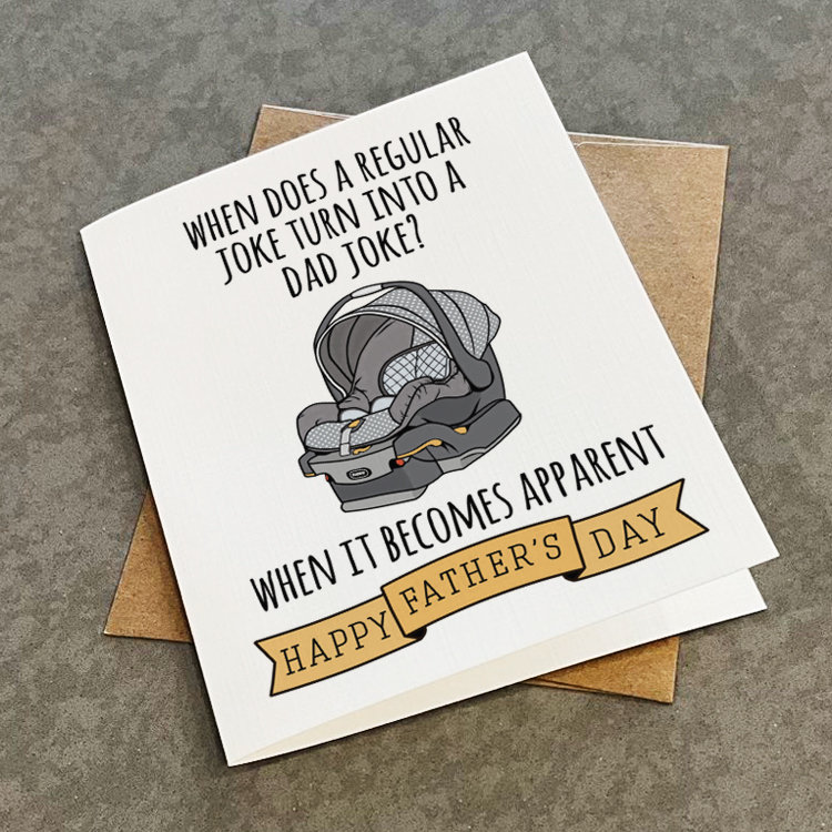 Funny New Dad Father's Day Card – Dad Joke (A2) - Etsy