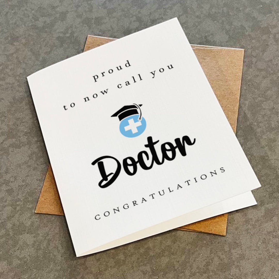 Medical School Graduation Card: New Doctor Congratulations - Etsy