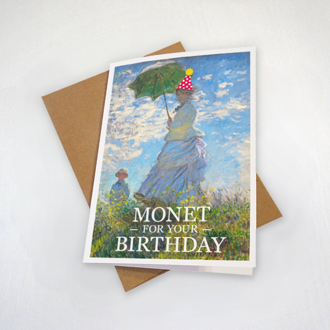Witty Birthday Card for Impressionist Art Fan Monet for Your - Etsy