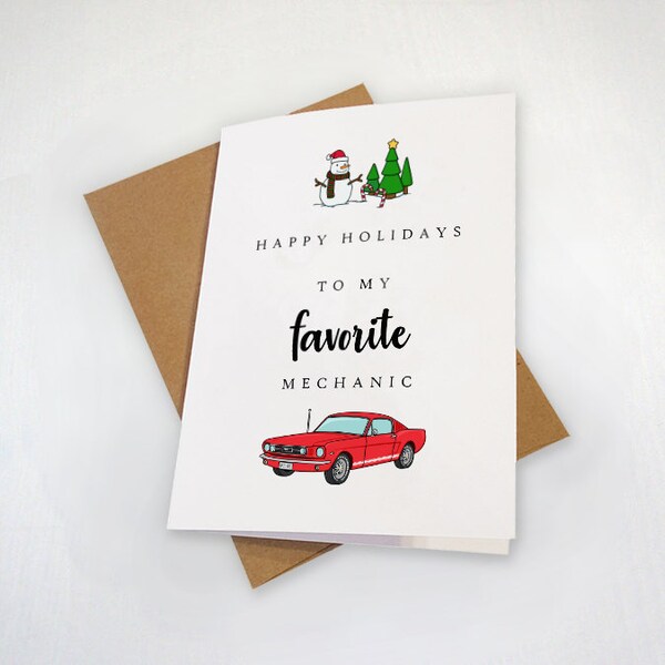 Mechanic Thank You - Etsy