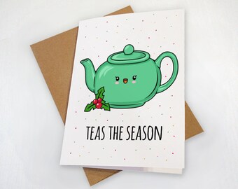 Green Tea Card | Etsy