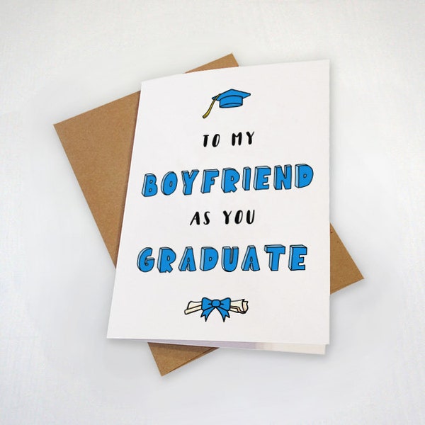 Boyfriend Graduation - Etsy